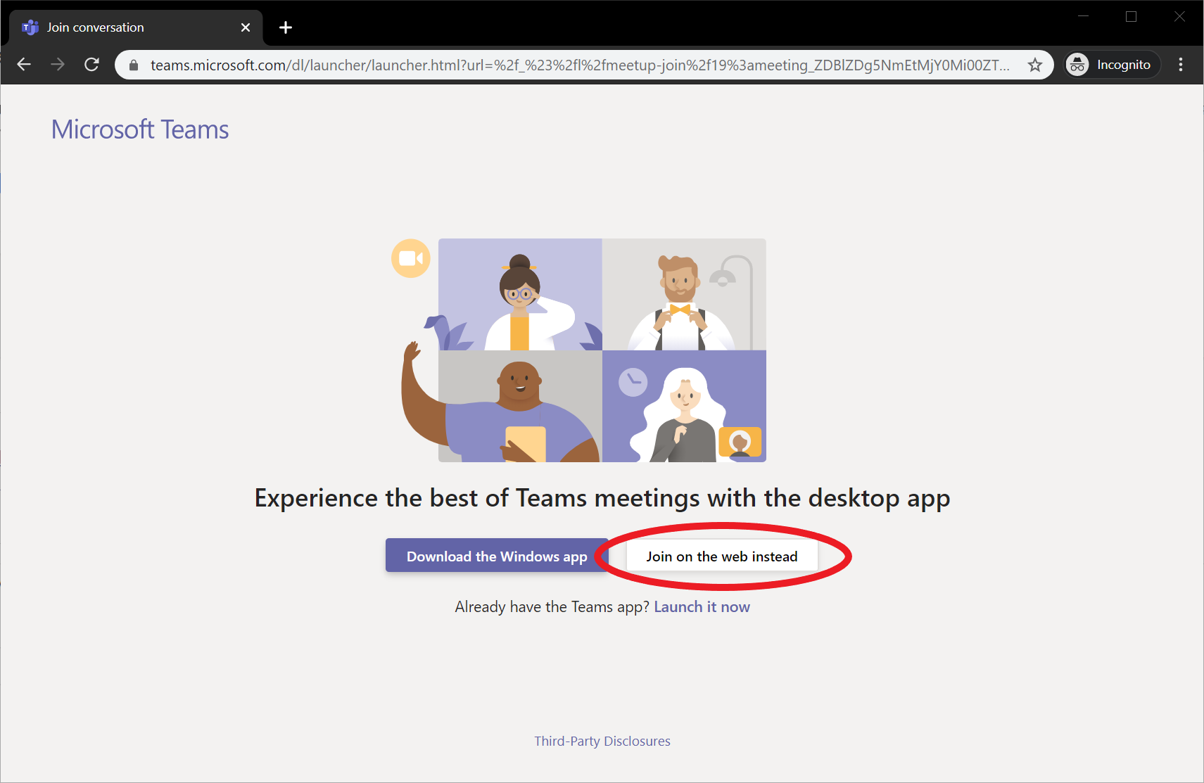 Can users without Teams join a meeting?