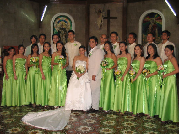 Do secondary sponsors walk down the aisle?