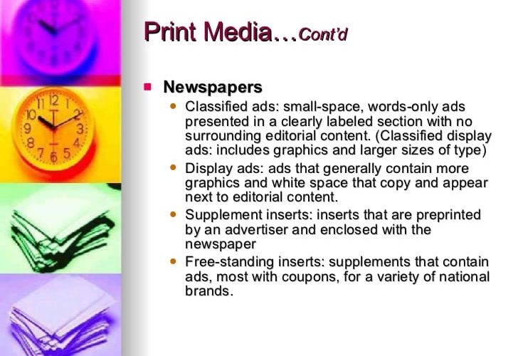What Are The 3 Characteristics Of Print Media 