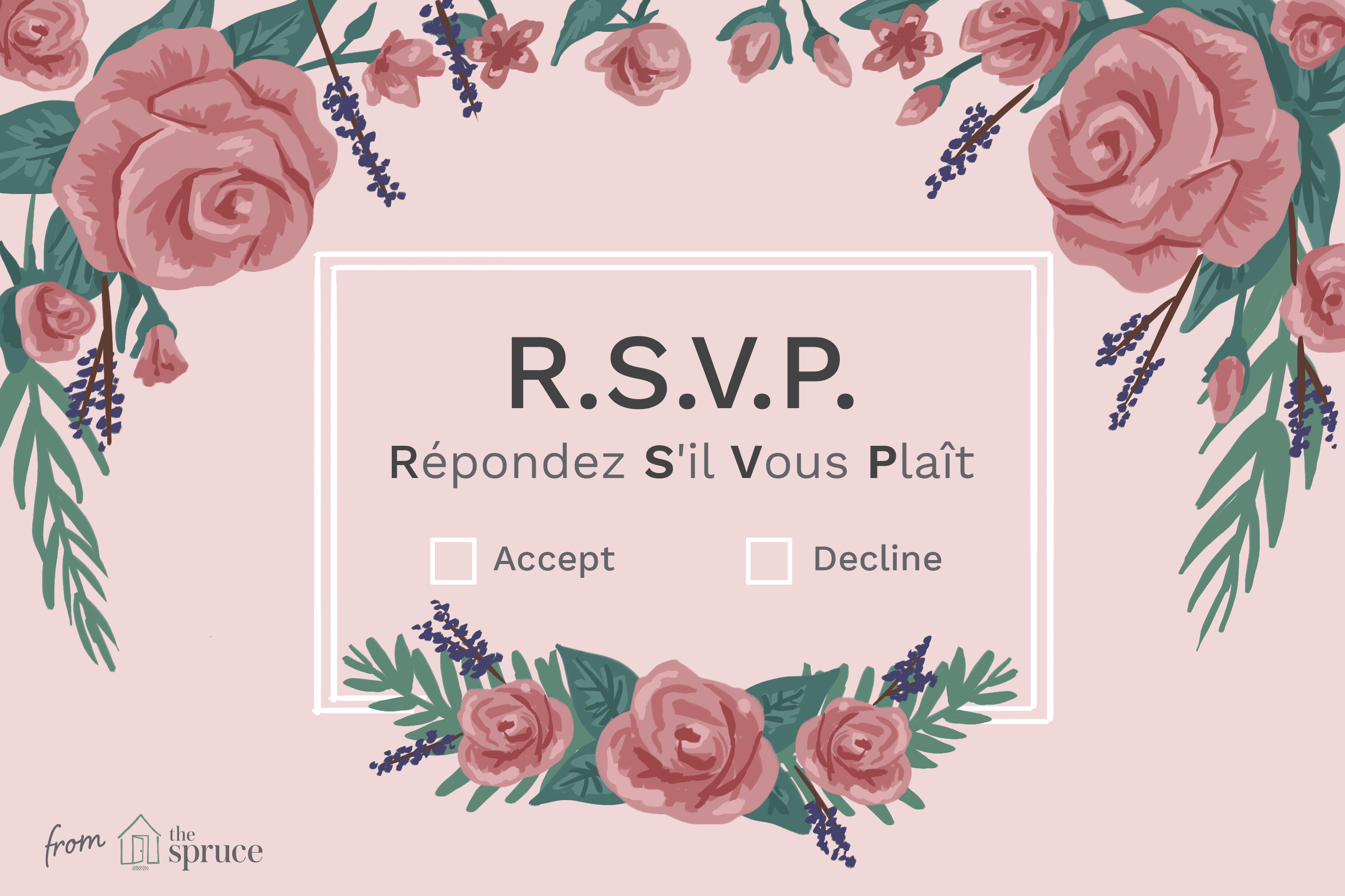 What is written in RSVP?