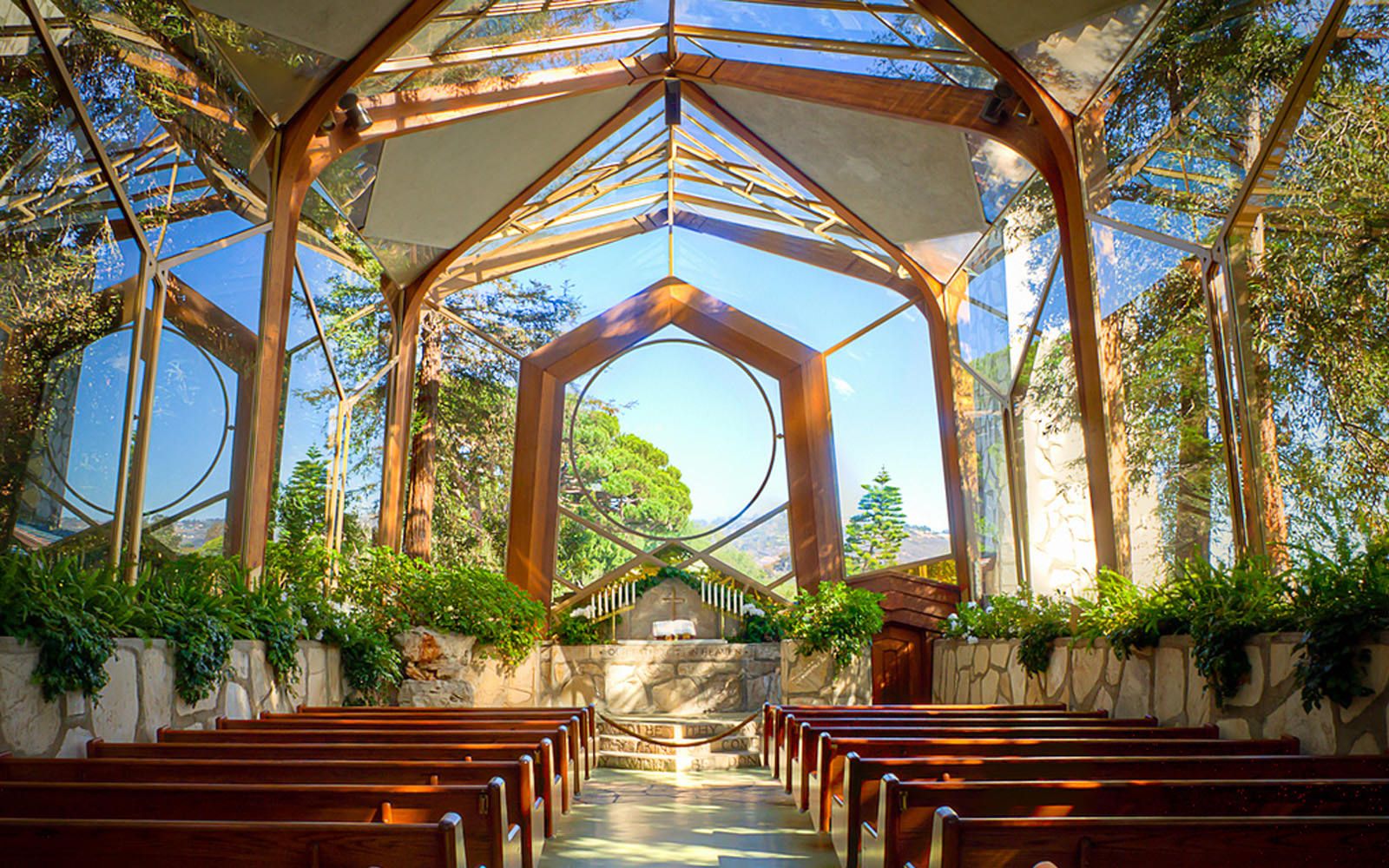Where is the glass chapel?